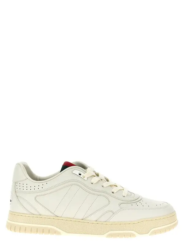 Gucci Re-web Leather Sneakers