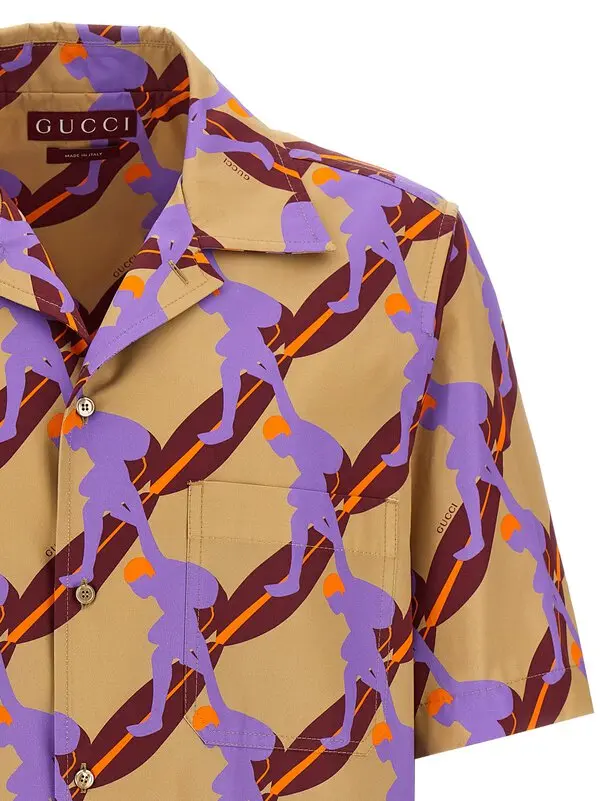 Gucci Printed Cotton Shirt