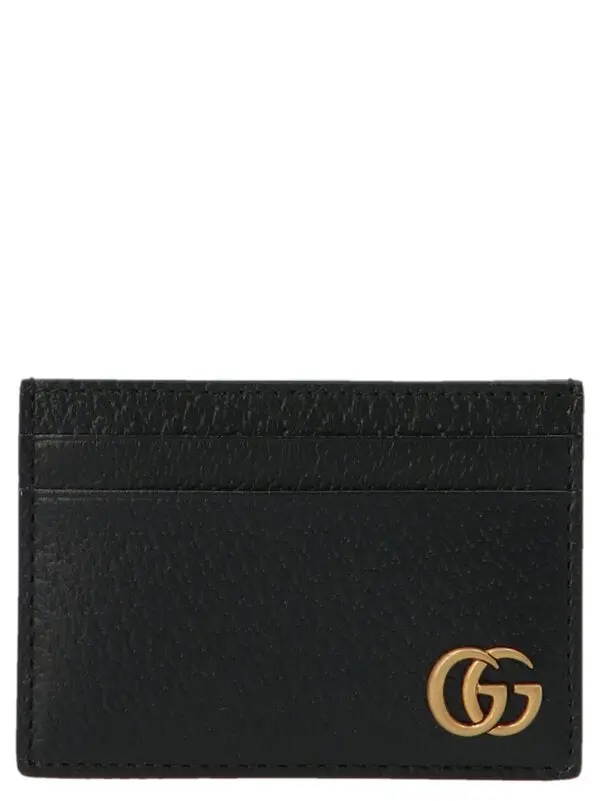 Gucci Gg Marmont’ Card Holder Wallet - Black