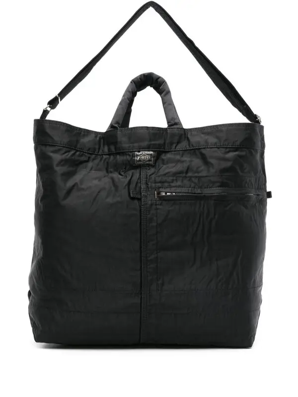 PORTER Mile 2 Way Nylon Tote Bag - Black