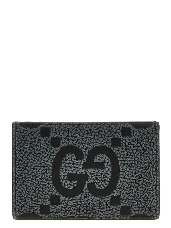 Gucci Maxi Cardholder Gg - Black