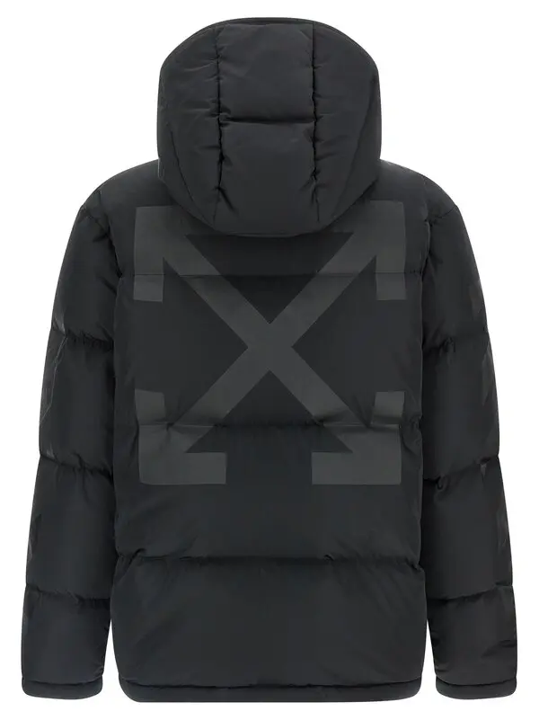 Off White Diagonal Arrow Down Jacket
