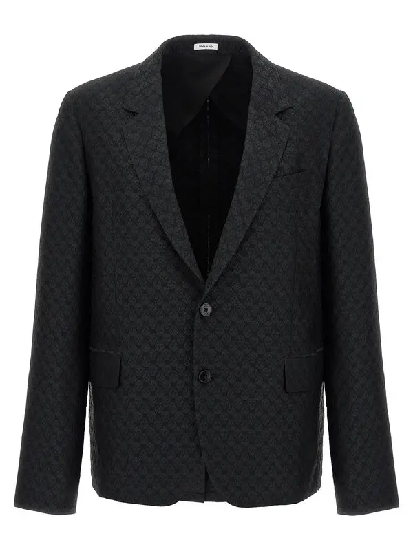 Alexander McQueen Skull Jacquard Blazer