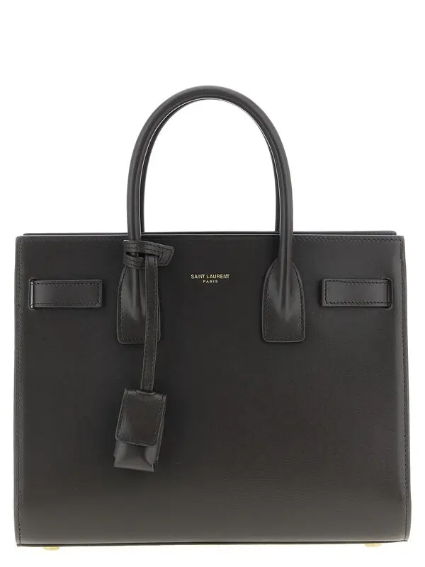 Saint Laurent Sac De Jour Baby Handbag - Gray