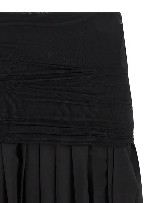 MAISON MARGIELA Double Layer Midi Skirt