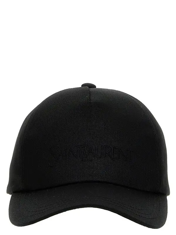 Saint Laurent Baseball Cap - Black