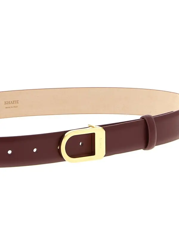 Khaite Saddle Leather Belt