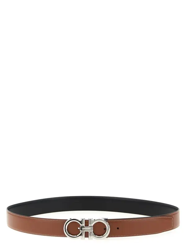 FERRAGAMO Gancini Reversible Belt - Multicolor