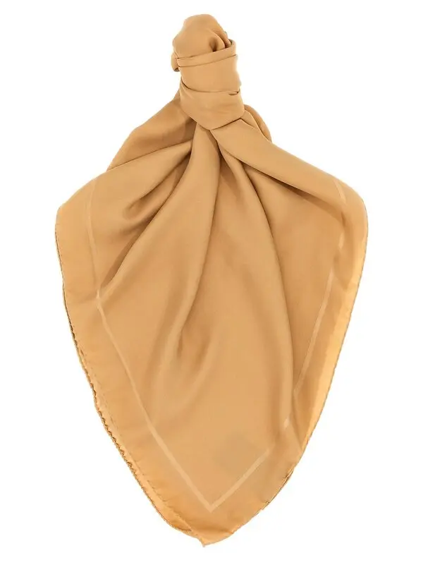 Saint Laurent Cassandre Scarf - Beige