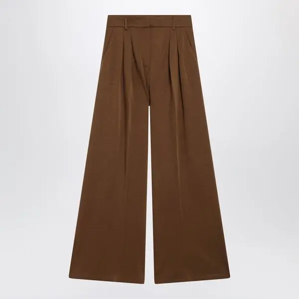 Max Mara Wool Jersey Palazzo Trousers