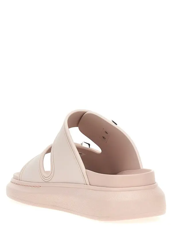 Alexander McQueen Rubber Sandals With Oversize Sole - Pink