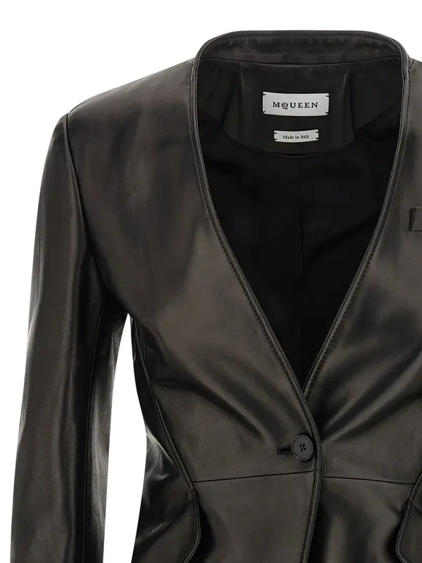 Alexander McQueen Nappa Blazer