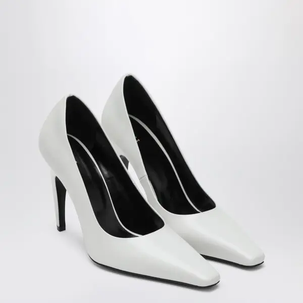 JUDE Fame Leather Pumps - White