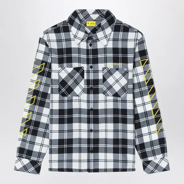OFF WHITE™ Diagonal Checked Flannel Shirt