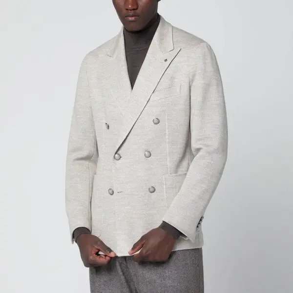 Tagliatore Double-breasted Wool Blend Jacket