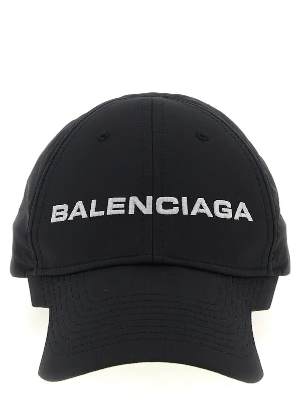 Balenciaga Logo Cap - White/black