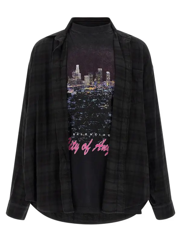 Balenciaga City Of Angels Layered T-shirt