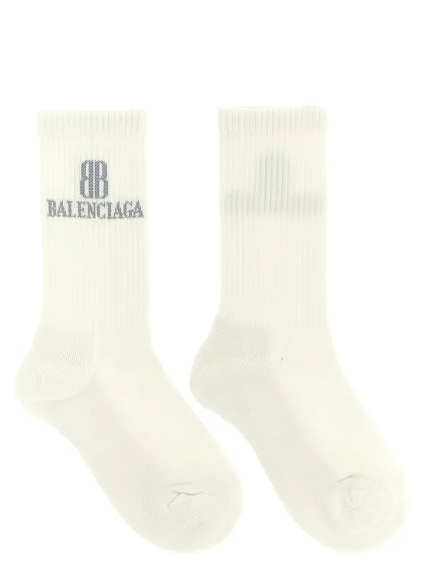 Balenciaga Nano Bb Socks - White