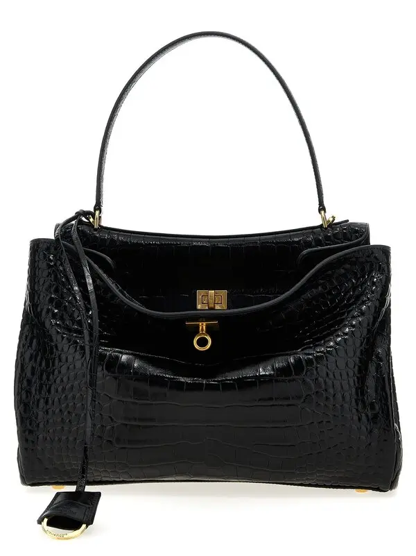 Balenciaga Rodeo M' Handbag - Black