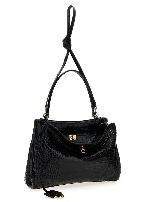 Balenciaga Rodeo M' Handbag - Black