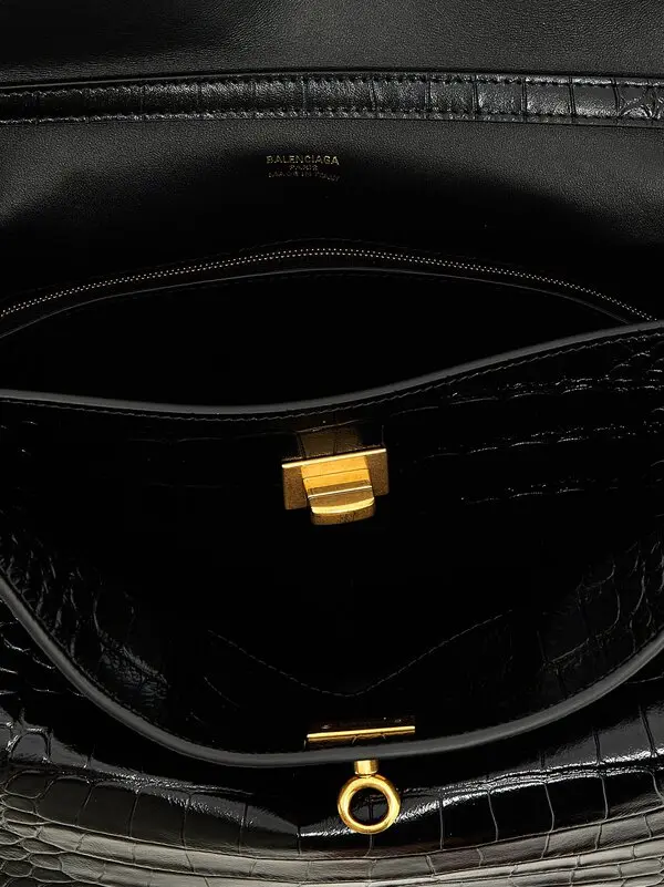 Balenciaga Rodeo M' Handbag - Black