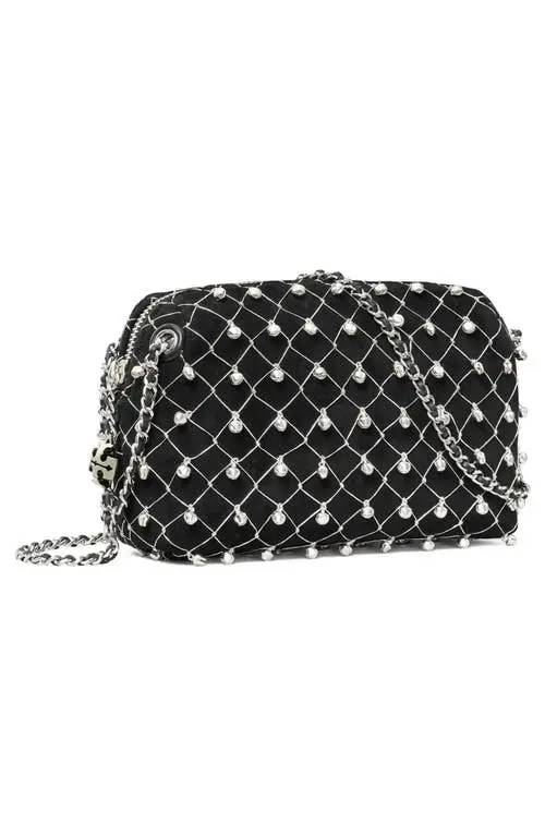 Tory Burch Fleming Bell Soft Suede Crossbody Bag