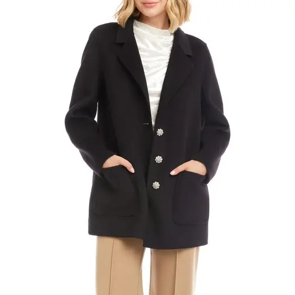 Karen Kane Oversized Brushed Blazer