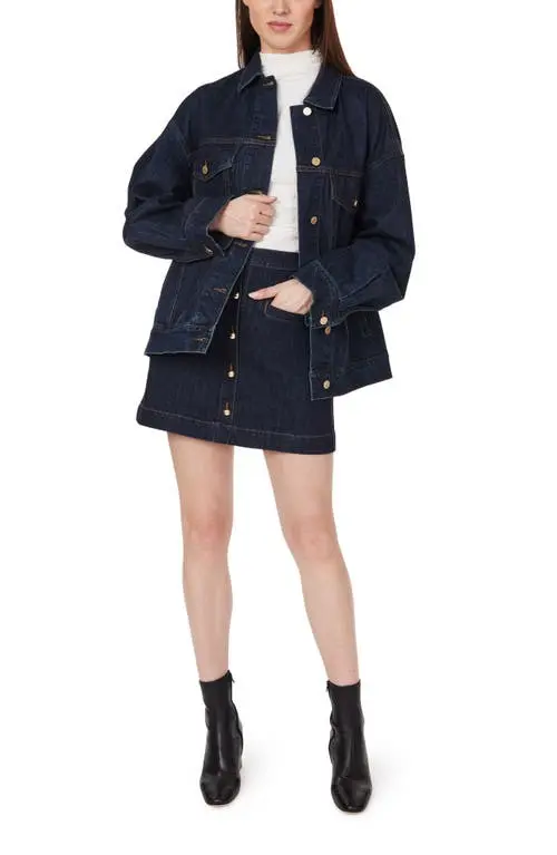 Habitual Studded Denim Mini Skirt