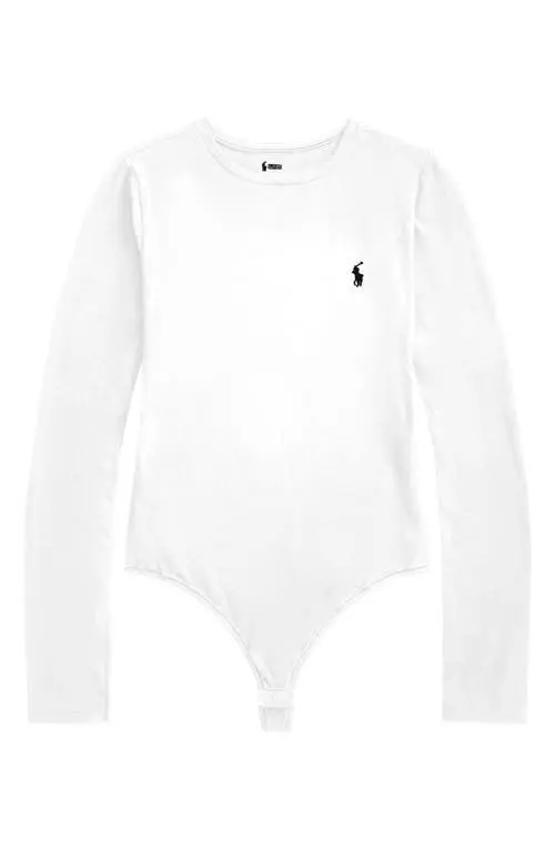 Polo Ralph Lauren Cotton-blend Bodysuit - White Cloud