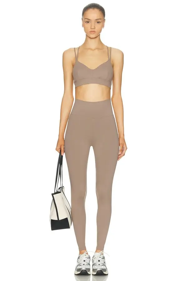 NORBA Strappy Bralette In Beige