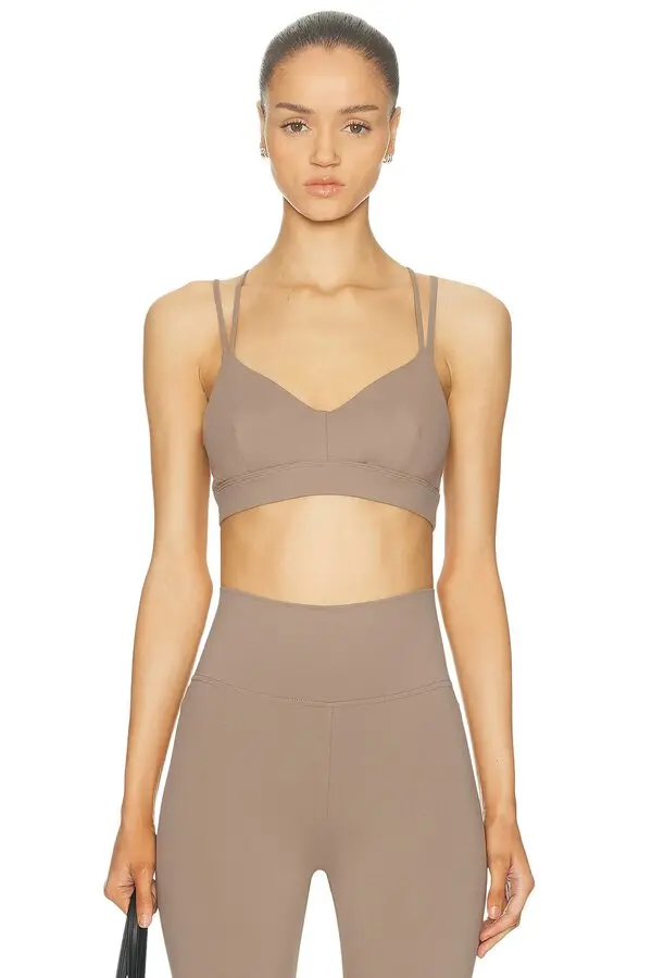 NORBA Strappy Bralette In Beige