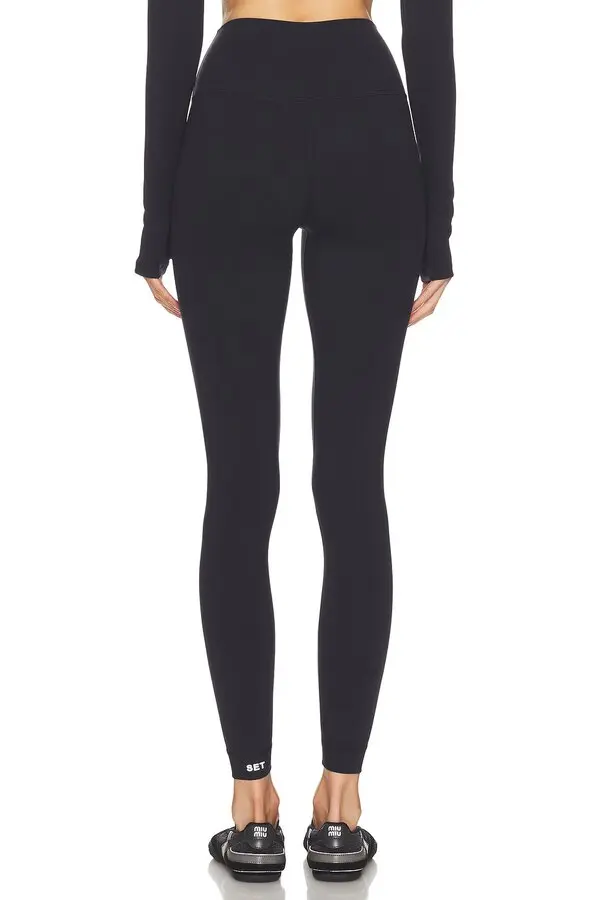 SET ACTIVE Luxform Lux High Rise Legging In Black
