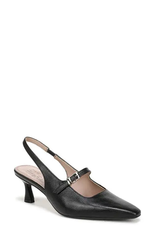 Naturalizer Gemini Slingback Kitten Heel Pumps - Black