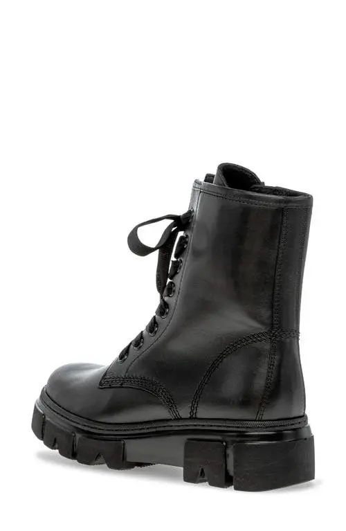 Gabor Leather Combat Boots