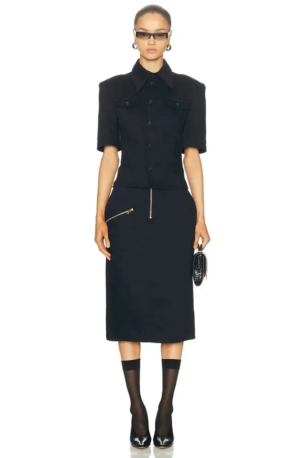 WILLY CHAVARRIA Chavella Shirt - Navy