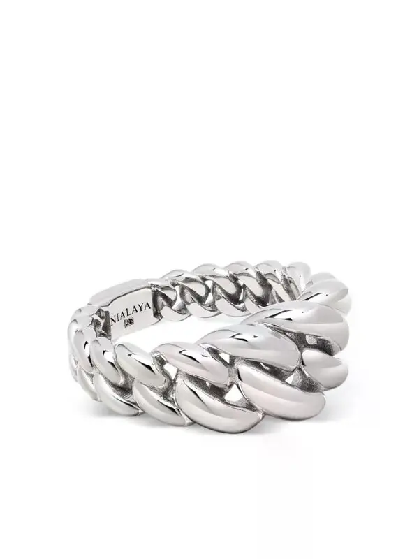 NIALAYA JEWELRY Sterling Curb Ring