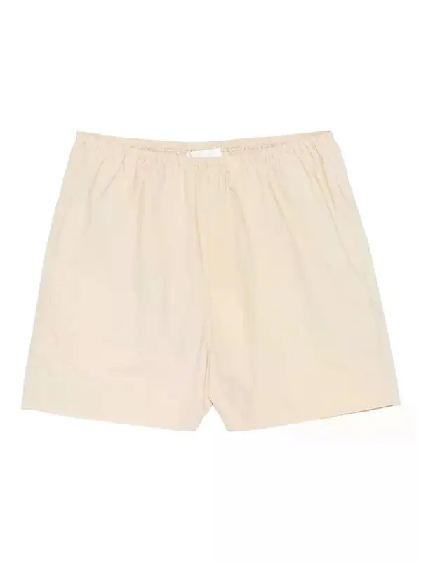 Nanushka Cotton Drawstring Shorts - Neutrals