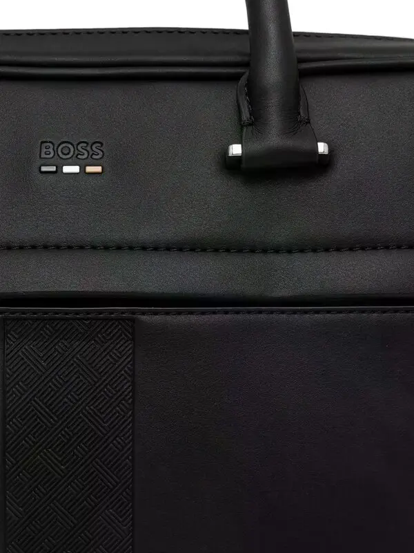 BOSS Textured Laptop Bag