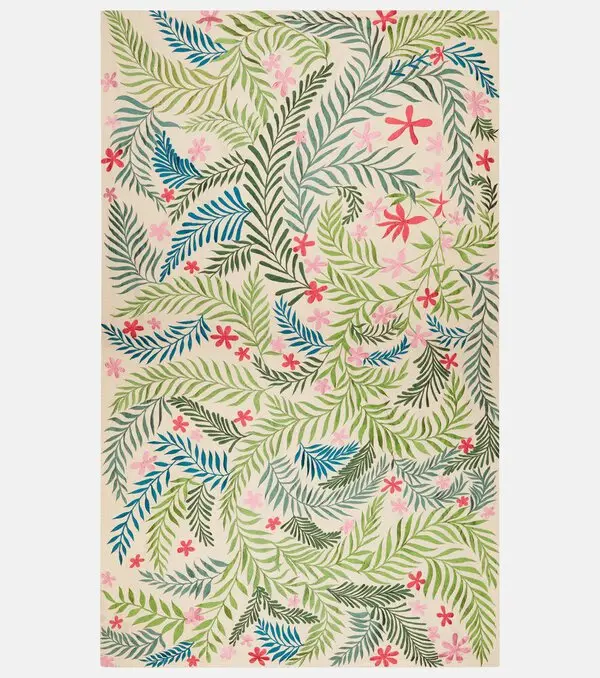 LES-OTTOMANS Embroidered Cotton Tablecloth