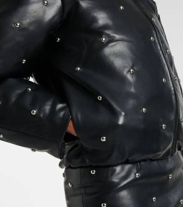 ROTATE BY BIRGER CHRISTENSEN Studded Puffer Jacket