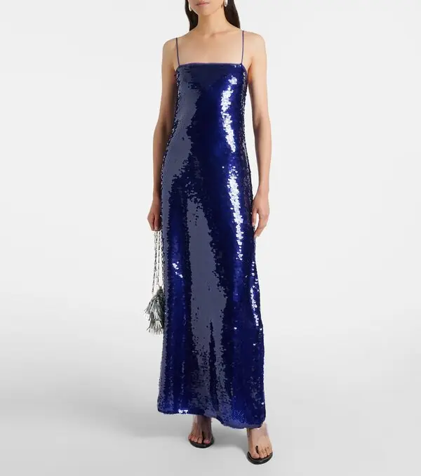 Remain Birger Christensen Sequined Maxi Dress