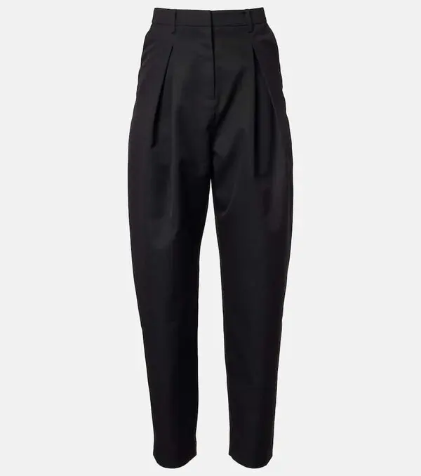 Remain Birger Christensen High-rise Tapered Wool Blend Pants