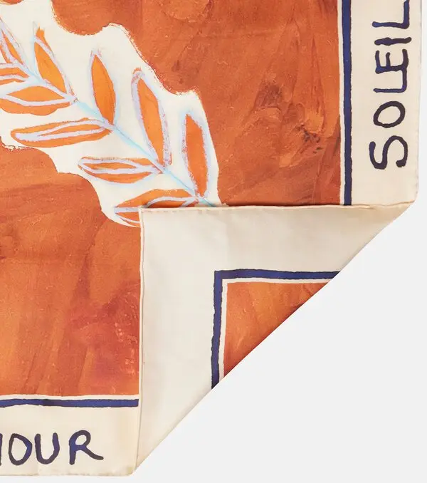 ALEMAIS Soleil D'amour Silk Scarf