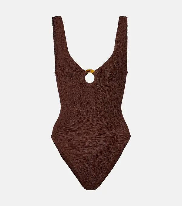Hunza G Celine Swimsuit - Brown