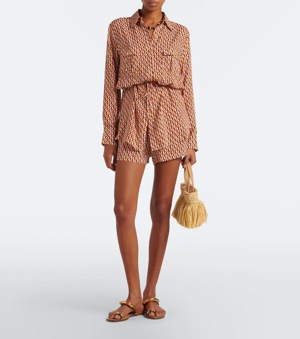 Melissa Odabash Annie Printed Shorts - Multicoloured