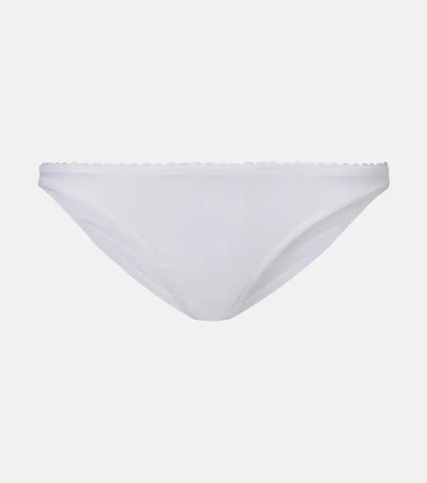 Melissa Odabash Pompano Bikini Bottoms - White