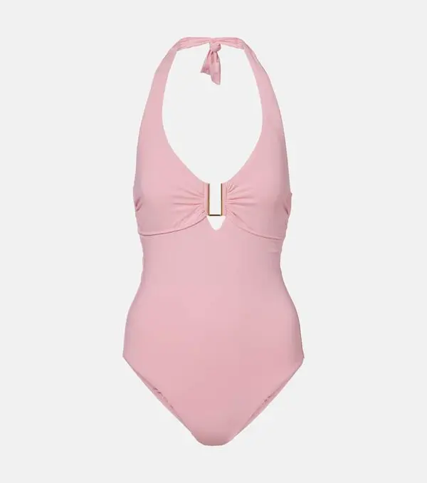 Melissa Odabash Tampa Halterneck Swimsuit - Pink