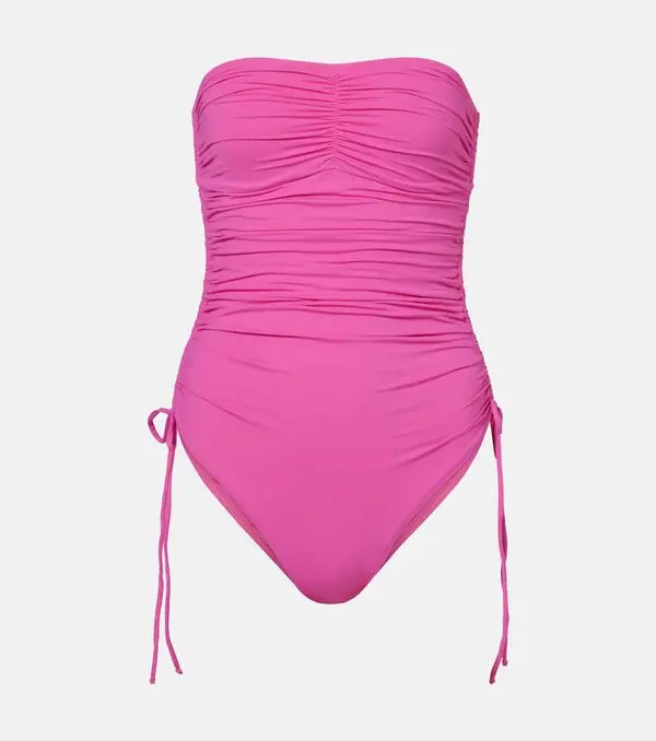 Melissa Odabash Sydney Ruched Swimsuit - Pink