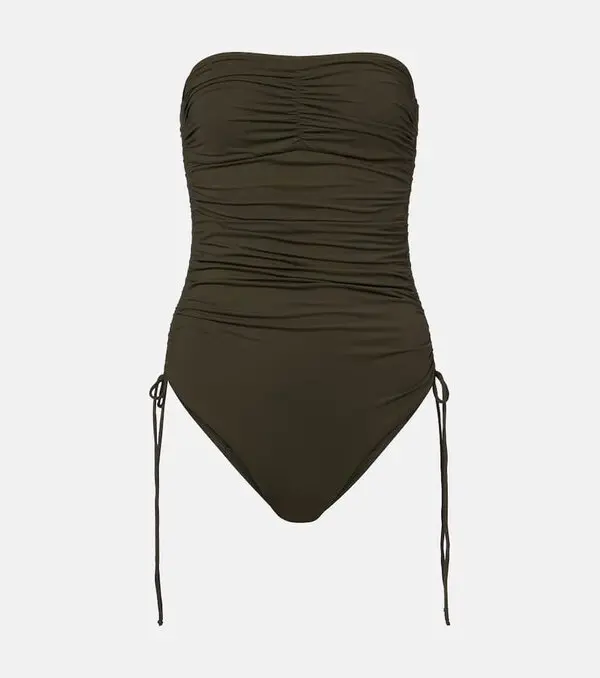 Melissa Odabash Sydney Ruched Swimsuit - Green