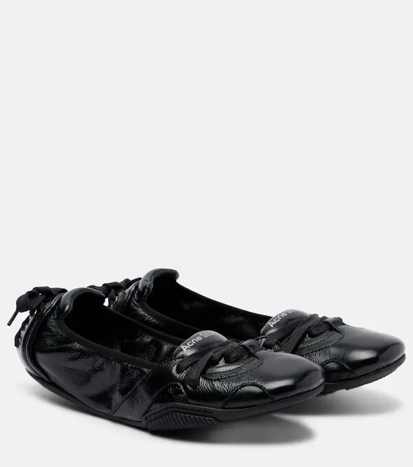Acne Studios Leather Ballerina Flats